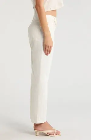 RE/DONE Blondie Crop Jeans - Crema