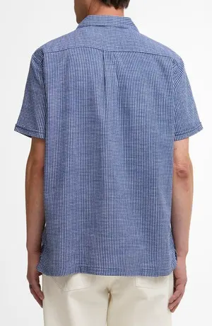 Barbour Rudbek Geo Jacquard Cotton Camp Shirt