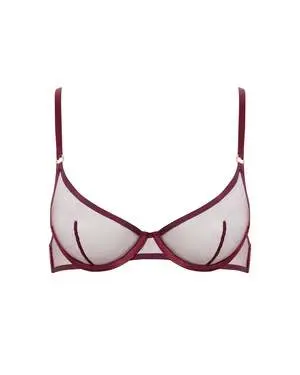 Bluebella Naomi Mesh Bra Cherry - Red