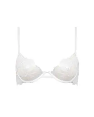 Bluebella Leonora Floral Embroidered Bra - White