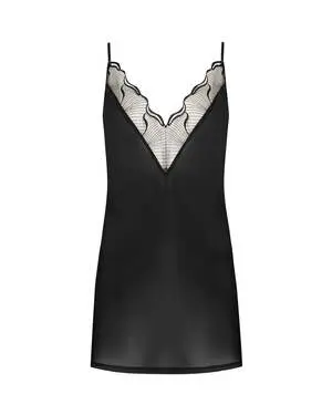 Bluebella Marabel Chiffon Chemise - Black