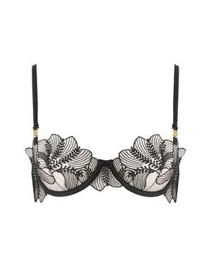 Bluebella Sadiya Emroidered Sheer Bra - Black