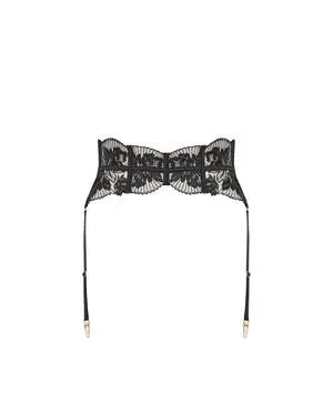 Bluebella Gabriella Detachable Waspie Garter Belt Black