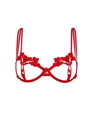 Bluebella Nova Open Bra - Red