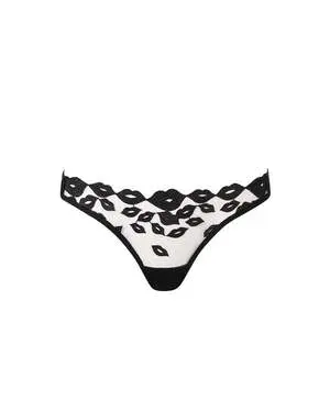 Bluebella Marian Embroidered Panty - Black