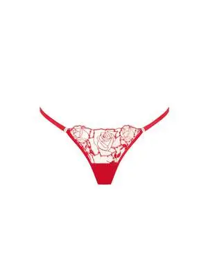 Bluebella Rosalie Sheer Thong - Red