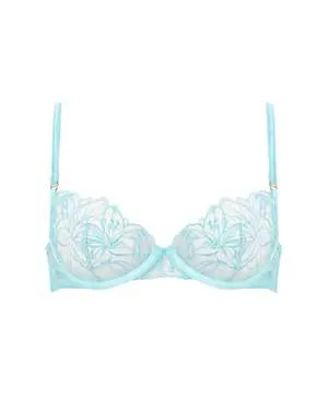 Bluebella Lilly Floral Embroidered Bra - Blue