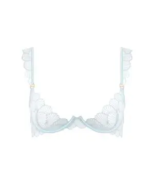Bluebella Vermont Embroidered Sheer Bra Ice Water - Blue