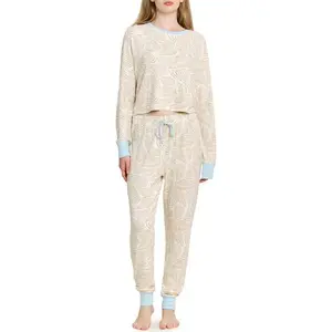 Honeydew Intimates Star Seeker Brushed Jersey Pajamas - Palm Rays