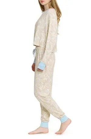 Honeydew Intimates Star Seeker Brushed Jersey Pajamas - Palm Rays