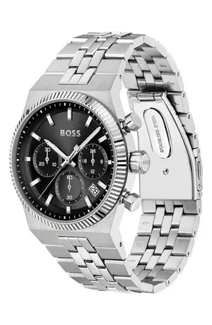 BOSS Chronograph Bracelet Watch - Black