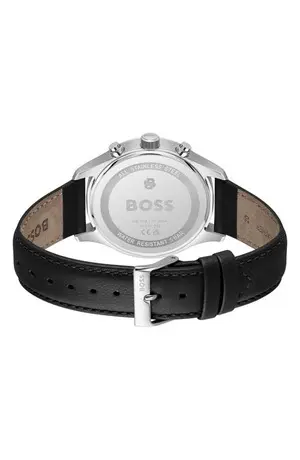 BOSS Stratus Chronograph Strap Watch - Black