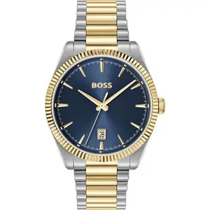 BOSS Two-tone Bracelet Watch - Blue