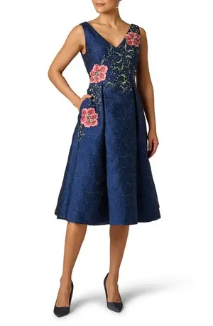 Adrianna Papell Applique Cocktail Dresses