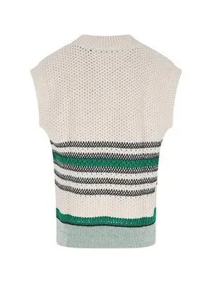 Lacoste Piqué Cotton Blend Vest