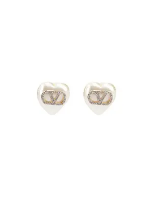 Valentino Garavani Earrings With Crystals "vlogo