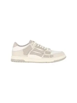 Amiri Skel Low-top Leather Sneakers - White