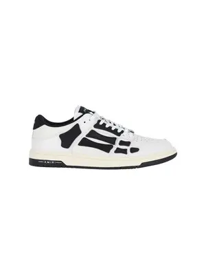 Amiri Skel Low-top Leather Sneakers - White
