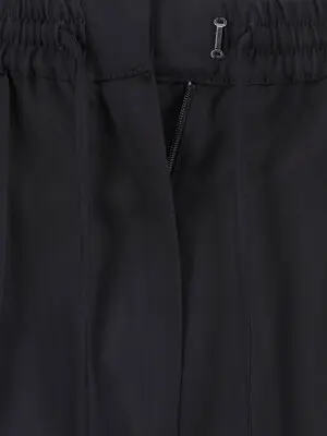 Sportmax Viscose Satin Shorts - Black