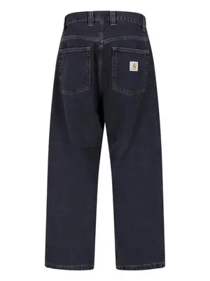 Carhartt Work In Progress Brandon" Wide Leg Jeans - Black