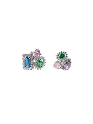 MAISON MARGIELA Earrings With Zirconia Crystal Details