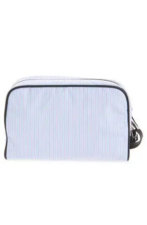Dolce & Gabbana Stripe Poplin Wristlet - Multicolor Azzurro