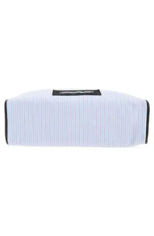 Dolce & Gabbana Stripe Poplin Wristlet - Multicolor Azzurro