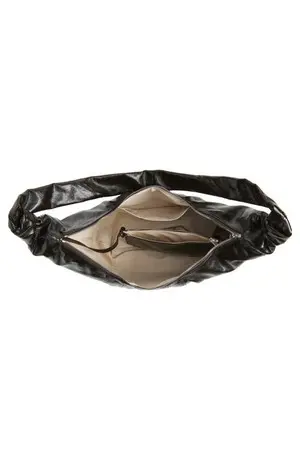 LEMAIRE Large Croissant Coated Cotton Canvas Shoulder Bag - Truffle