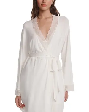 Eberjey Lara Lace Trim Robe