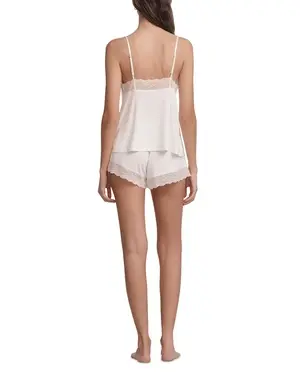Eberjey Lara Cami Short Pajama Set - Ivory