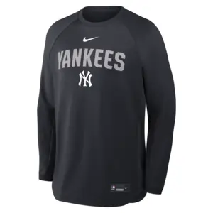 Nike New York Yankees Authentic Collection Dri-fit Pullover Crew