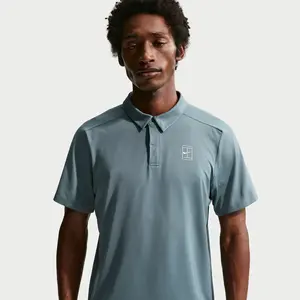 Nike Court Advantage Dri-fit Tennis Polo - Grey