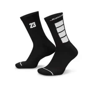 JORDAN Everyday Crew Socks - Black