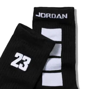 JORDAN Everyday Crew Socks - Black