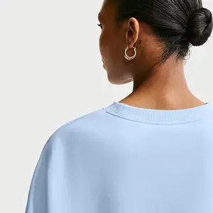 Nike Sportswear Phoenix Fleece Over-oversized Crew-neck Sweatshirt - Blue
