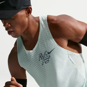 Nike Aeroswift Dri-fit Adv Running Singlet - Green