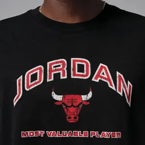 JORDAN Flight Essentials Boxy Graphic T-shirt - Black