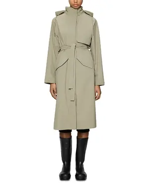 Rains Suva Hardshell Coat - Beige