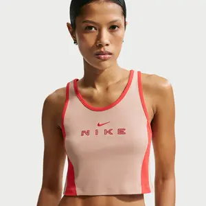 Nike Tight Graphic Tank Top - Brown