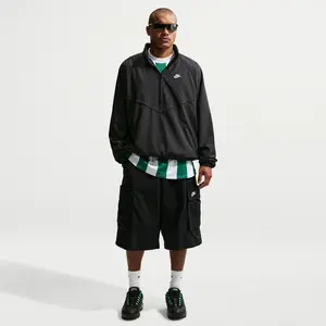 Nike Windrunner Lightweight Half-zip Jacket - Black