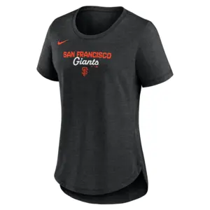Nike San Francisco Giants Arched Team Name Mlb T-shirt - Black