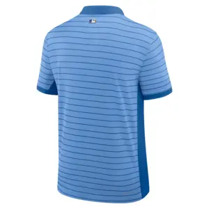 Nike Kansas City Royals Authentic Collection Striped Victory Dri-fit Mlb Polo - Blue