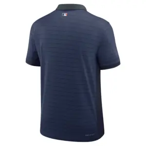 Nike Houston Astros Authentic Collection Striped Victory Dri-fit Mlb Polo - Blue