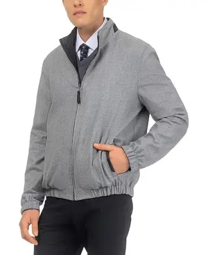 Gorski Reversible Nappa Leather And Loro Piana Cashmere & Wool Jacket - Black/gray