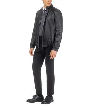 Gorski Reversible Nappa Leather And Loro Piana Cashmere & Wool Jacket - Black/gray