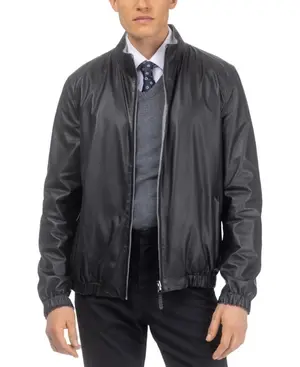 Gorski Reversible Nappa Leather And Loro Piana Cashmere & Wool Jacket - Black/gray