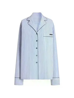 Dolce & Gabbana Striped Peak Collar Shirt