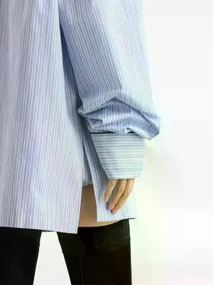 Dolce & Gabbana Striped Peak Collar Shirt