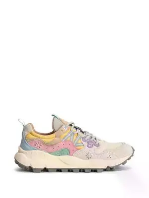 Flower Mountain Paneled Sneakers For Women