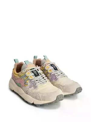 FLOWER MOUNTAIN Yamano Paneled Sneakers - Neutrals